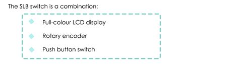 The SLB Is A Combination Of Rotary Encoder LCD Display And RJS Electronics Ltd