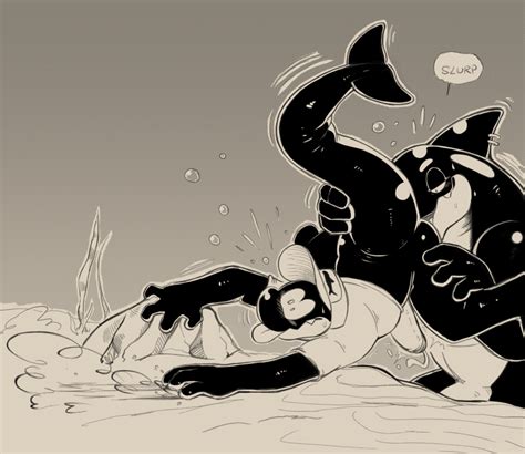 Rule 34 4 Fingers Anal Anthro Barefoot Black And White Bodily Fluids