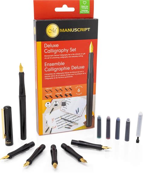 Manuscript Deluxe Calligraphy Set 6 Nibs Included Arts