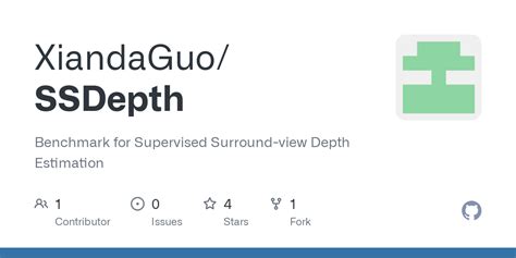 Github Xiandaguossdepth Benchmark For Supervised Surround View