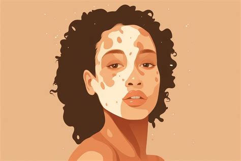 Hyperpigmentation Woman Portrait Adult Skin Premium Photo