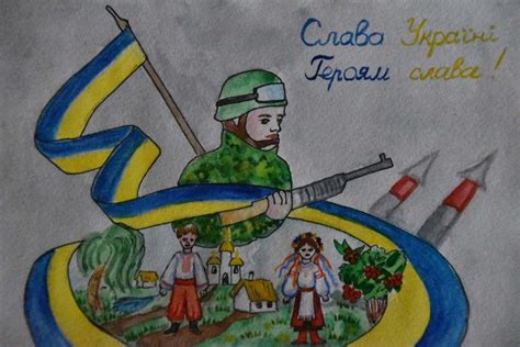 Малюнки для ЗСУ ᐈ Дитячі малюнки для військових