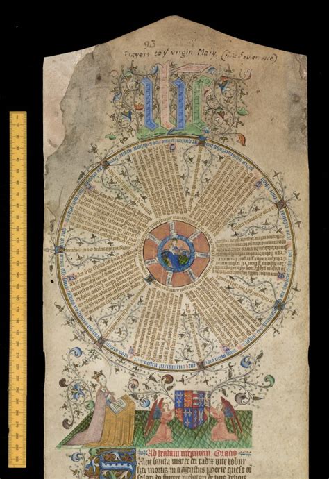 Medieval Prayer Roll Joins Digital Bodleian Collection Jesus College