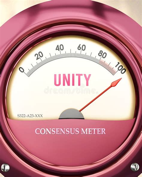 Unity And Consensus Meter That Is Hitting A Full Scale Showing A Very