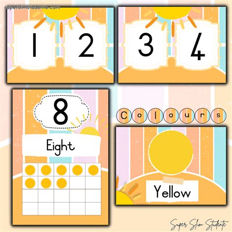 Hello Sunshine Classroom Theme Foundation Phase Super Slim Studente
