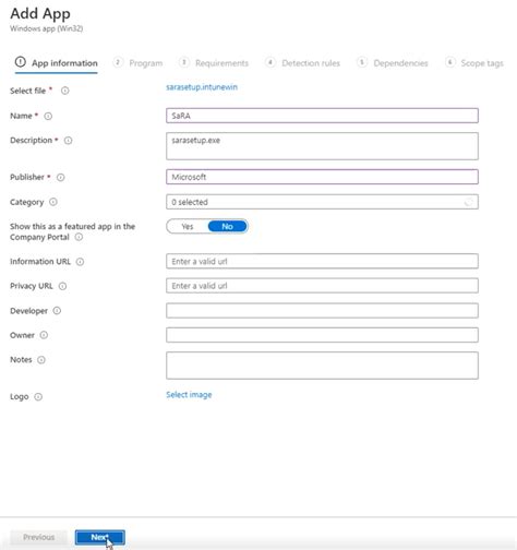 deploy the sara tool using microsoft intune microsoft 365 microsoft