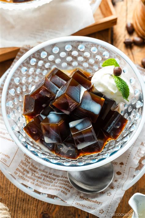 Korean Coffee Jelly Japanese Coffee Jelly Recipe