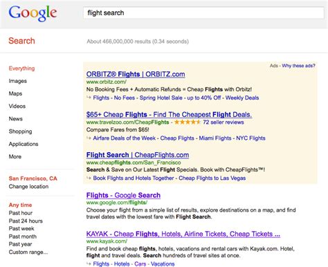 Google Expands Flight Search Outside US To Cities