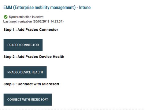 设置 pradeo mobile threat defense 以与 intune 集成 intune on azure