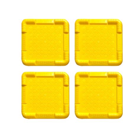 Scaffold Footplate Yellow Plastic Scaffolding Safety Base Plates Tredda