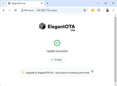 Mises à jour ESP NodeMCU OTA Over the Air ElegantOTA Arduino IDE