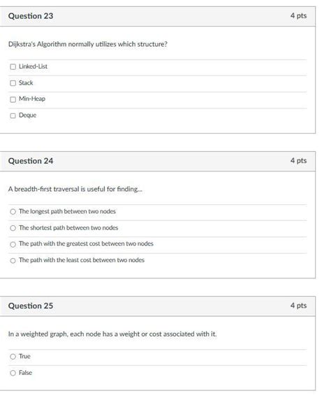 Solved Question Pts Dijkstra S Algorithm Normally Chegg