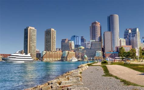 Boston Skyline Wallpapers Wallpaper Cave