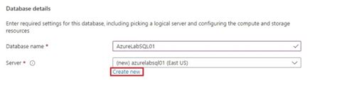 How To Create A Sql Database In Azure Lab6