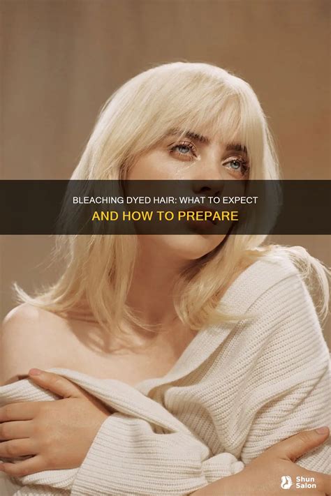 Bleaching Dyed Hair What To Expect And How To Prepare Shunsalon