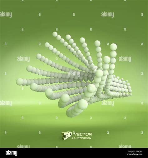 3d Abstract Spheres Composition Vector Illustration Stock Vector Image And Art Alamy