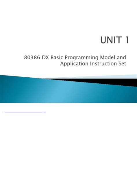 80386dx Basics Microprocessor Pdf Central Processing Unit Computer Hardware