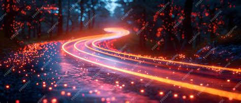 premium photo cyber highway enabling fast data transfer for agile