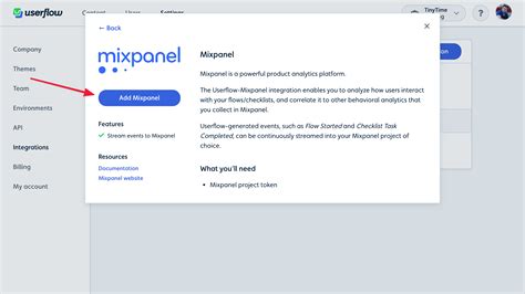 Mixpanel Userflow Documentation