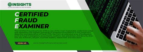 Certified Fraud Examiner Insights Financial Review Services Inc