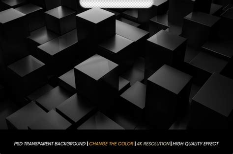 Premium Psd Psd Abstract Background With Cubes Volumetric Connection From Geometric Cubes