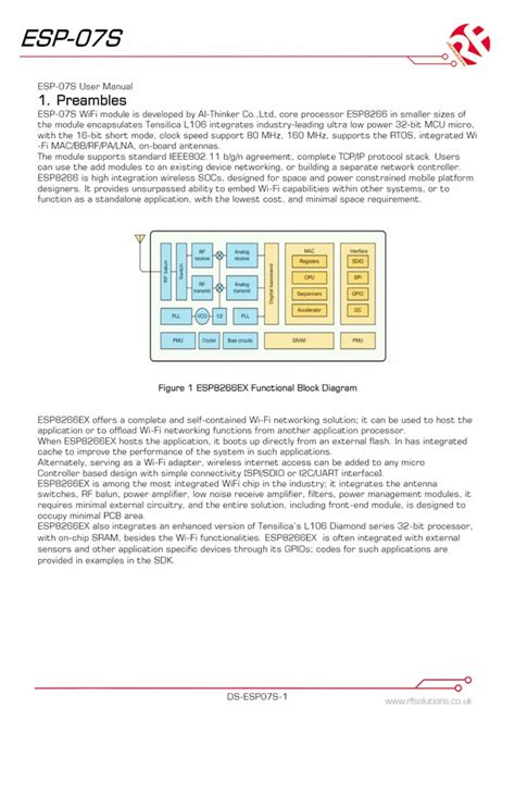Esp 07 Esp8266 Wifi Transceiver Wireless Module At ₹ 190piece Sector