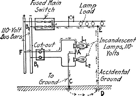 Ground Detector For Two Wire Circuit Vintage Illustration 13791946