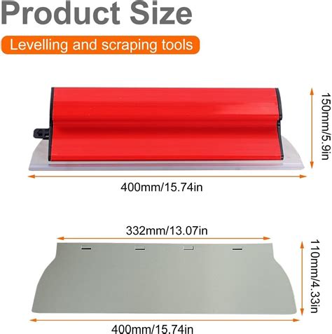 Spatule Enduit Lissage Set 40 Cm Couteau A Enduire Outil Parfait