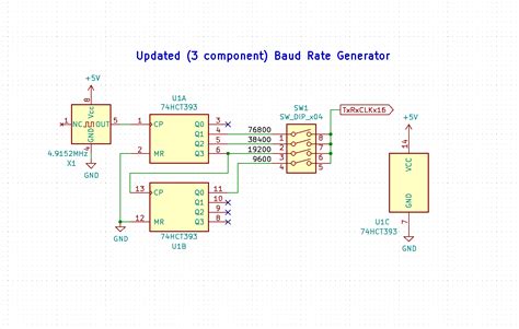 a retro motorola mc6850 acia baud rate generator digicool things