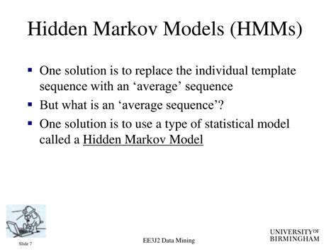 ppt ee3j2 data mining lecture 15 hidden markov models martin russell