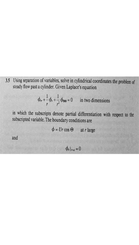 solved using separation of variables solve in cylindrical