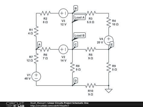 Linear Circuits Project Schematic One Circuitlab
