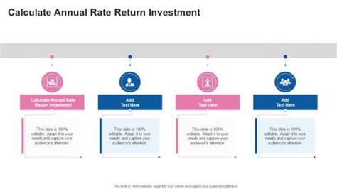 Calculate Annual Rate Return Investment Powerpoint Presentation And