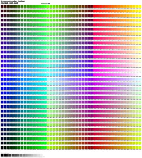Html Color Chart Web Colors Color Chart Color Names Chart