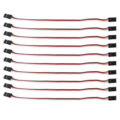 10pcs 3 Pin Servo Extension Cable Model Car Servo Driver Connection