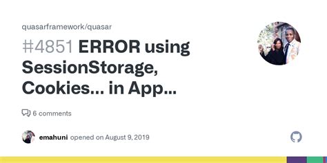 Error Using Sessionstorage Cookies In App Extension · Issue 4851