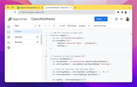 Connect OpenAI API To Google Sheets No 3rd Party Tool