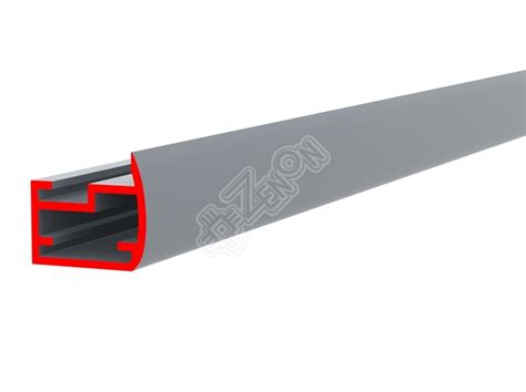 Багетный ПВХ профиль Deco-Frame тип BS14, 17 х 18 мм, золотой, 13.5 мм