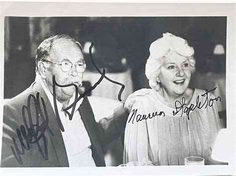 Cocoon Stars Wilford Brimley And Maureen Stapleton Signed Photo