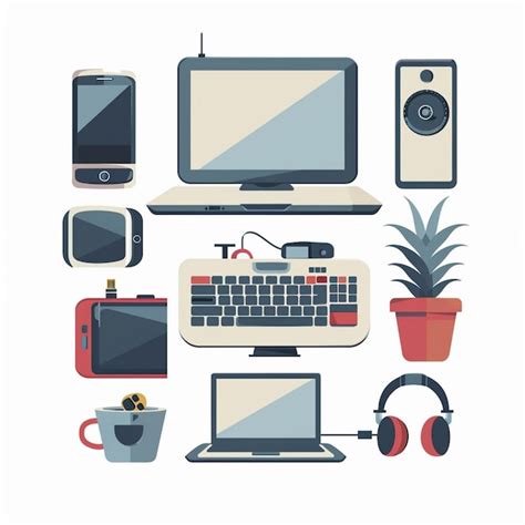 tecnología dispositivo gadget vector ilustración electrónica diseño 3d
