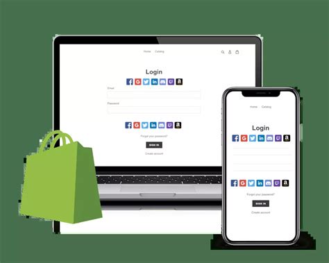 Shopify Social Login Add Login Application Into Shopify Store