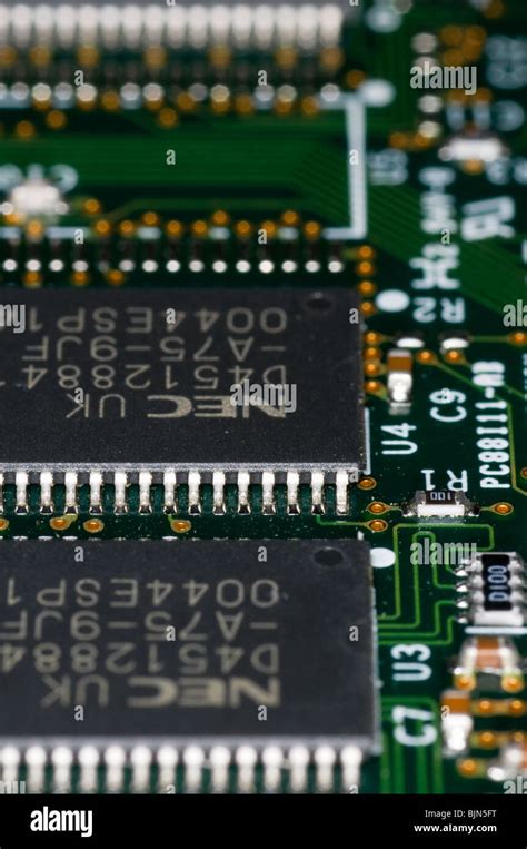 Close Up Photograph Of Computer RAM Memory Chips Stock Photo Alamy