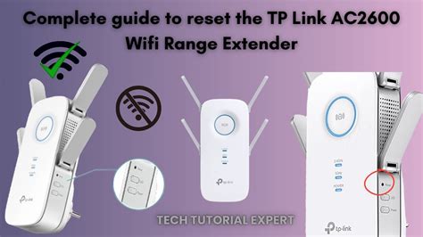 How To Reset Tp Link Ac2600 Wifi Range Extender In Easy And Short Way Resetting Tp Link Ac2600