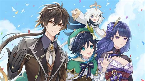 Baal Raiden Shogun Paimon Venti Zhongli 4K HD Genshin Impact Wallpapers