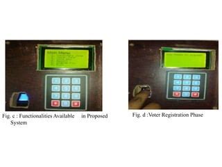 Secure Electronic Voting System Using Fingerprint Technique PPTX