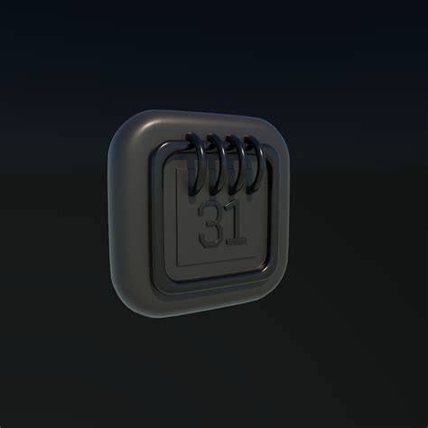 Calander Icon 3d Model Animated Cgtrader Calander Icon 3d Model Animated Cgtrader