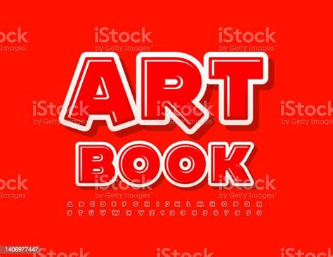벡터 밝은 엠블럼 아트 북 현대 빨간색 알파벳 문자와 숫자 세트 광고에 대한 스톡 벡터 아트 및 기타 이미지 광고 교육 그래픽 프린트 Istock