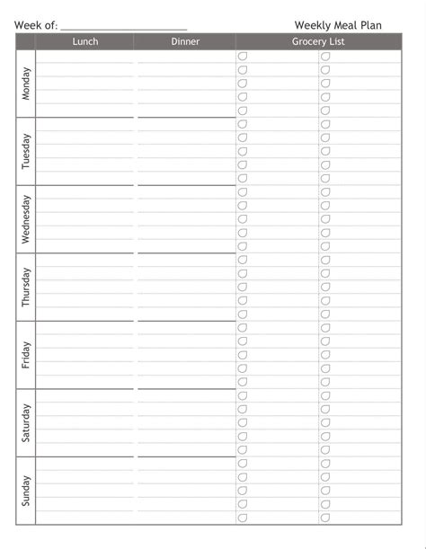 Pin By 난내 On 필기용지 Weekly Meal Planner Printable Meal Planner Printable Meal Planner