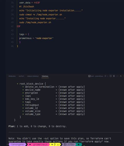 Terraform Configuration File For Node Exporter Ec2 Instance On Aws With