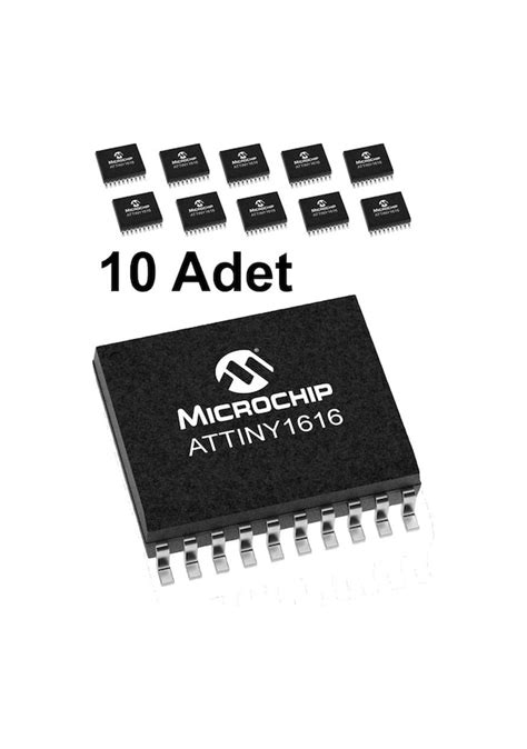 Microchip Atmel Avr Attiny1616 Soic 20 Pin 8bit Mcu 10 Adet Fiyatları Ve Özellikleri